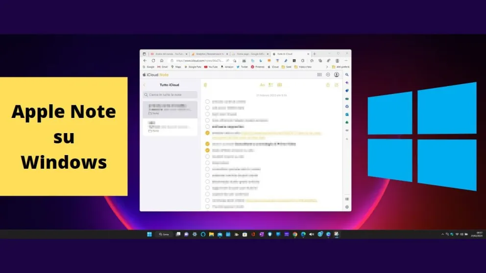 Apple Note su Windows